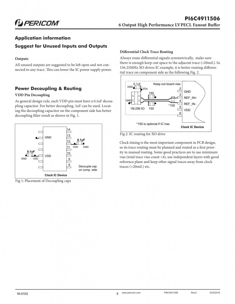 PI6C4911506LIEX datasheet page 8