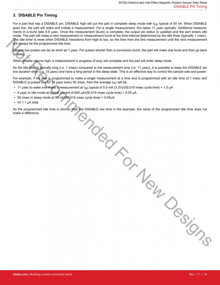 SI7202 datasheet page 10