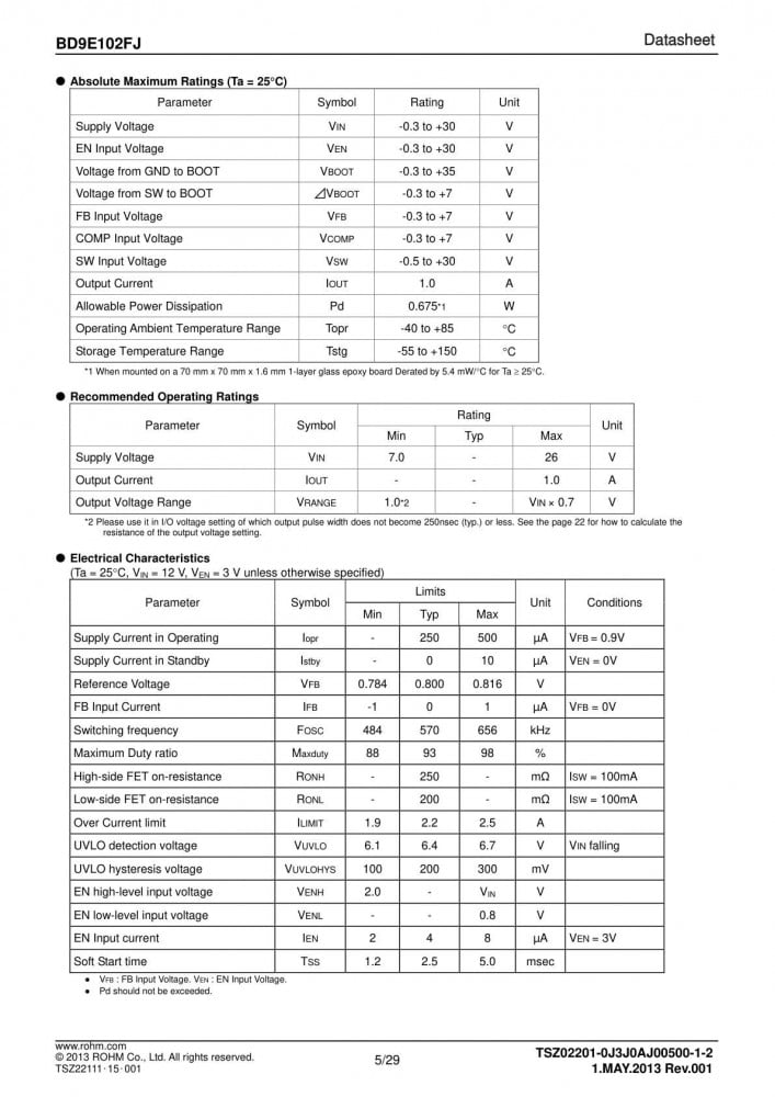 BD9E102FJ-GE2 technical document page 5