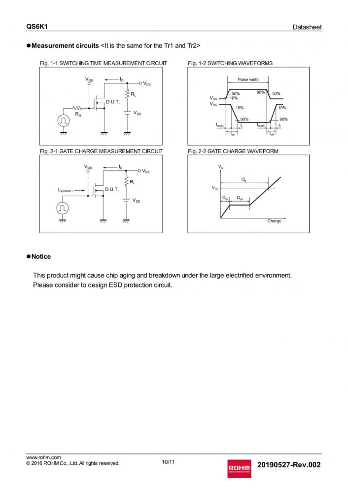 QS6K1TR technical document page 10