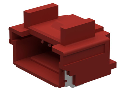 1.00mm Pitch, Pico-Clasp PCB Header, Single Row, Right-Angle, Surface Mount, 0.10µm Gold Plated, Outer Positive Lock, 4 Circuits, Red for sale