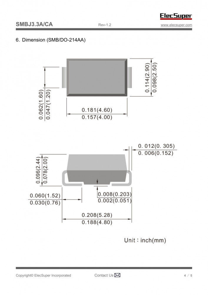 SMBJ3.3CA datasheet page 4
