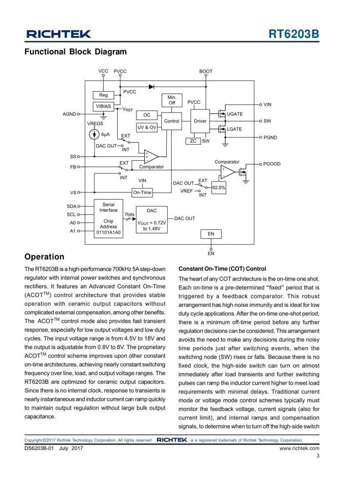 RT6203B datasheet page 3