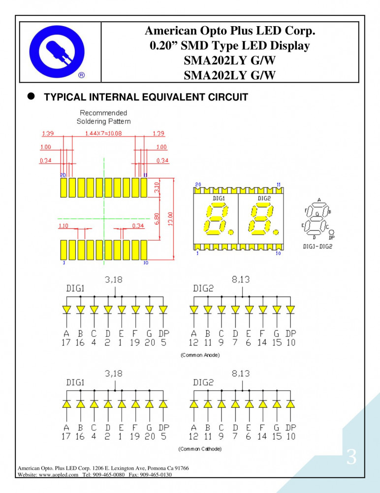 SMC202LY technical document page 3