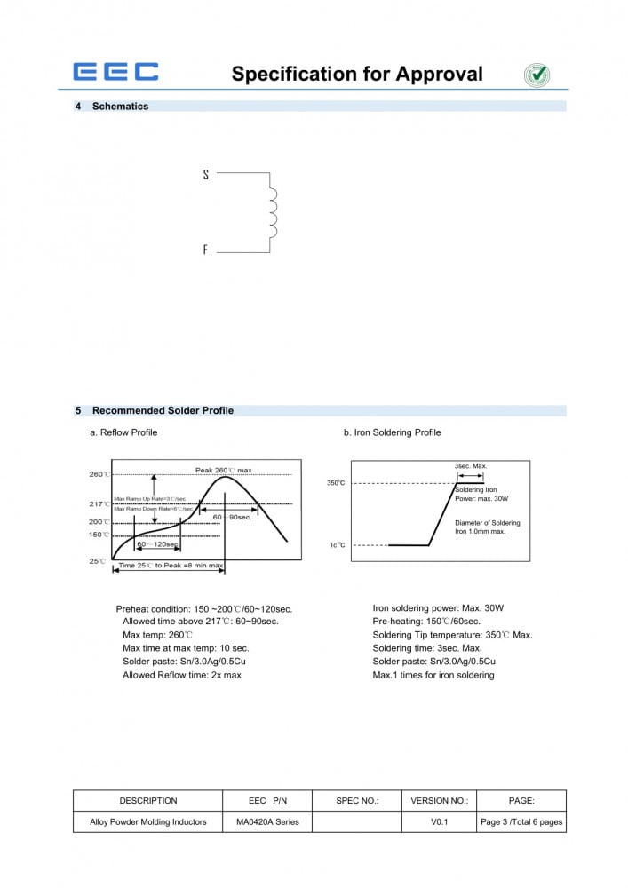 EEC MA0420A specification page 4