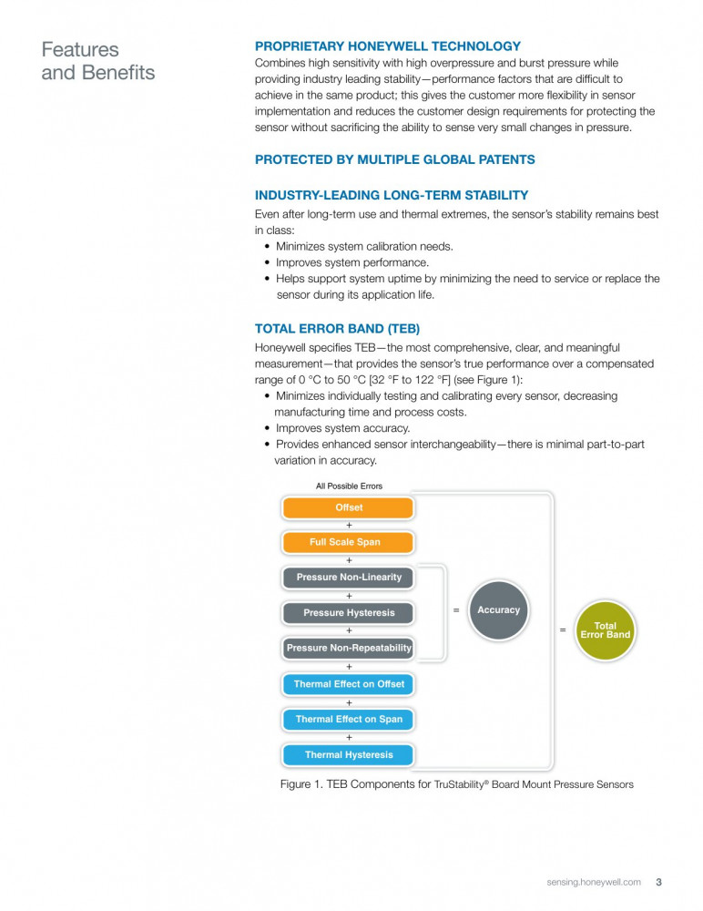 Honeywell HSC Series technical document page 3