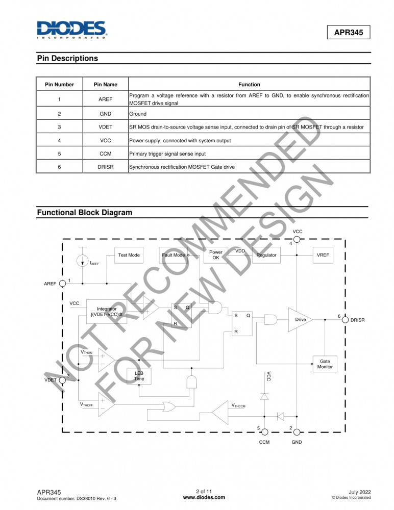 APR345K6TR-G1 datasheet page 2