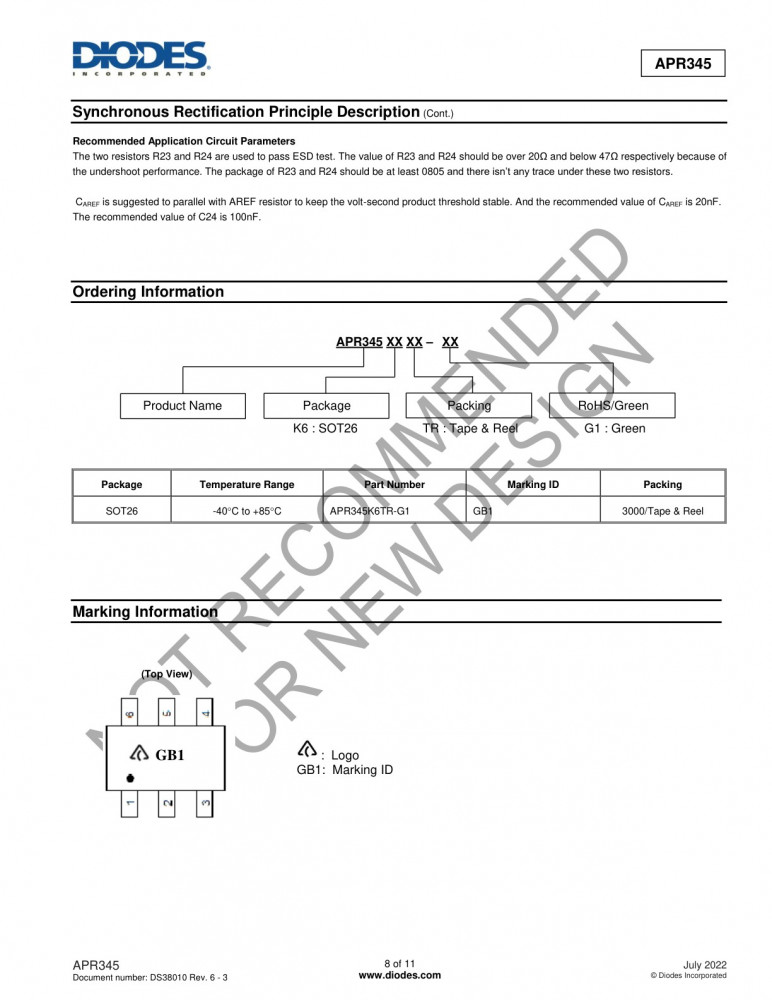 APR345K6TR-G1 datasheet page 8