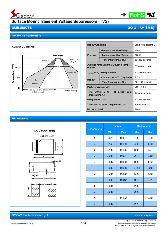 SMBJ58CTB technical document page 3