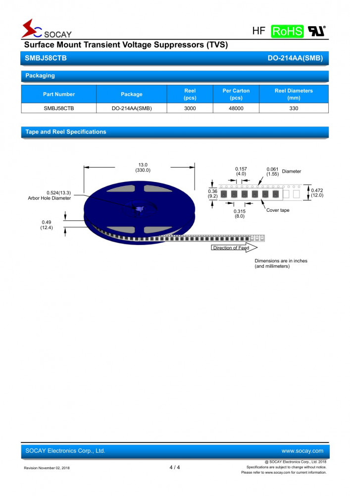 SMBJ58CTB technical document page 4