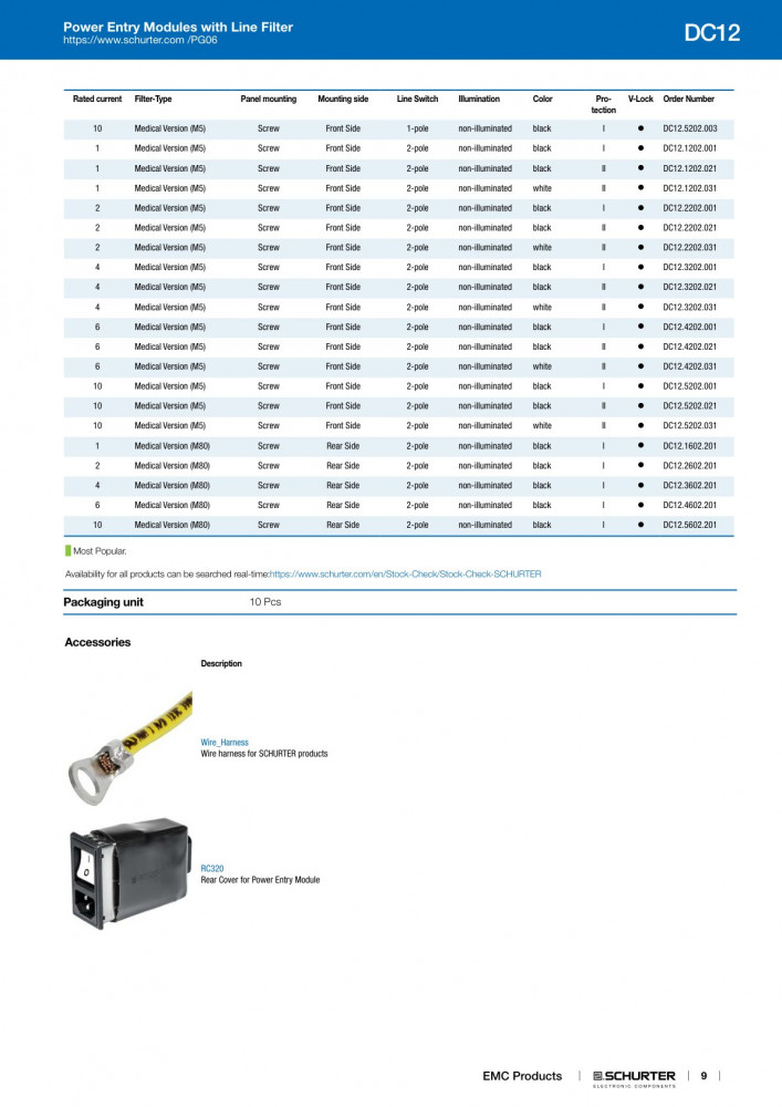 SCHURTER DC12 datasheet page 9
