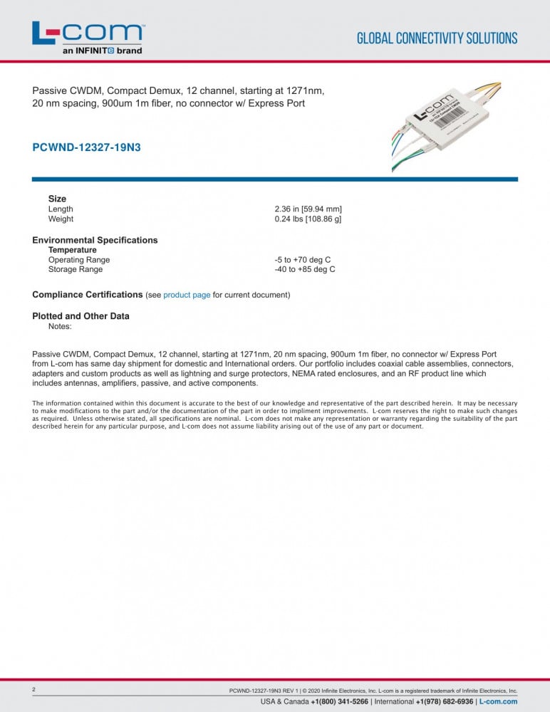 PCWND-12327-19N3 technical document page 2