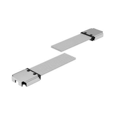MicroBeam Right-Angle-to-MicroBeam Right-Angle Cable Assembly, Flip Latch, 16 Differential Pair, 31 AWG, 500.00mm Length for sale