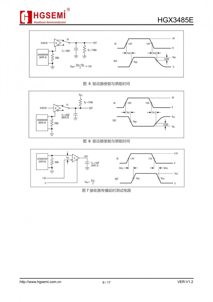 HGX3485E datasheet page 9