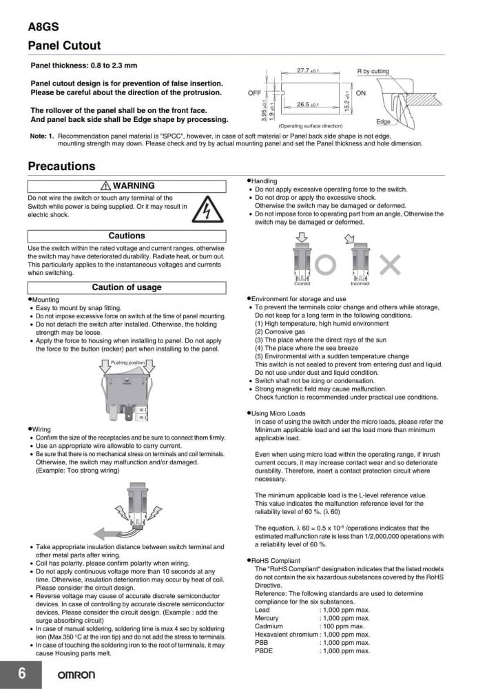 A8GS technical document page 6