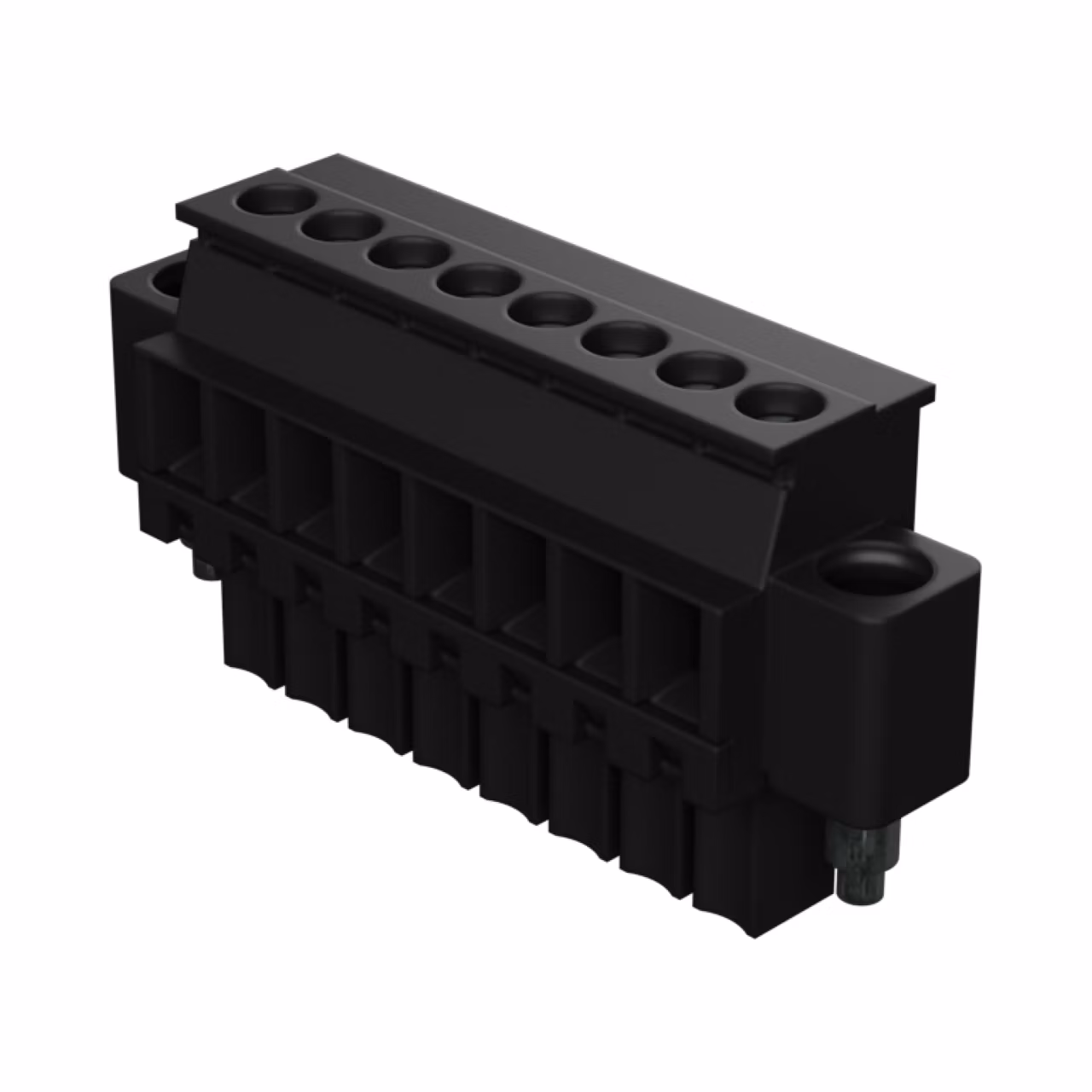 3.50mm Pitch Eurostyle Vertical Plug, with Retention Screws, Rear Wire Entry, 8 Circuits for sale