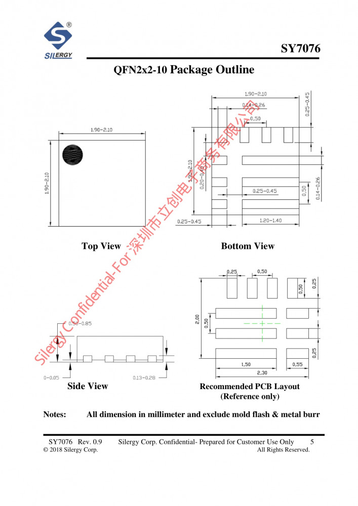 SY7076QMC datasheet page 5