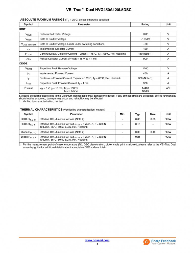 NVG450A120L5DSC datasheet page 3