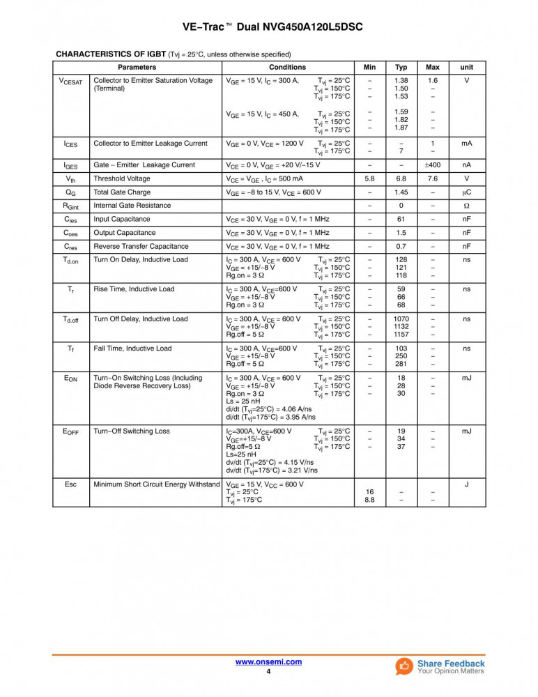 NVG450A120L5DSC datasheet page 4