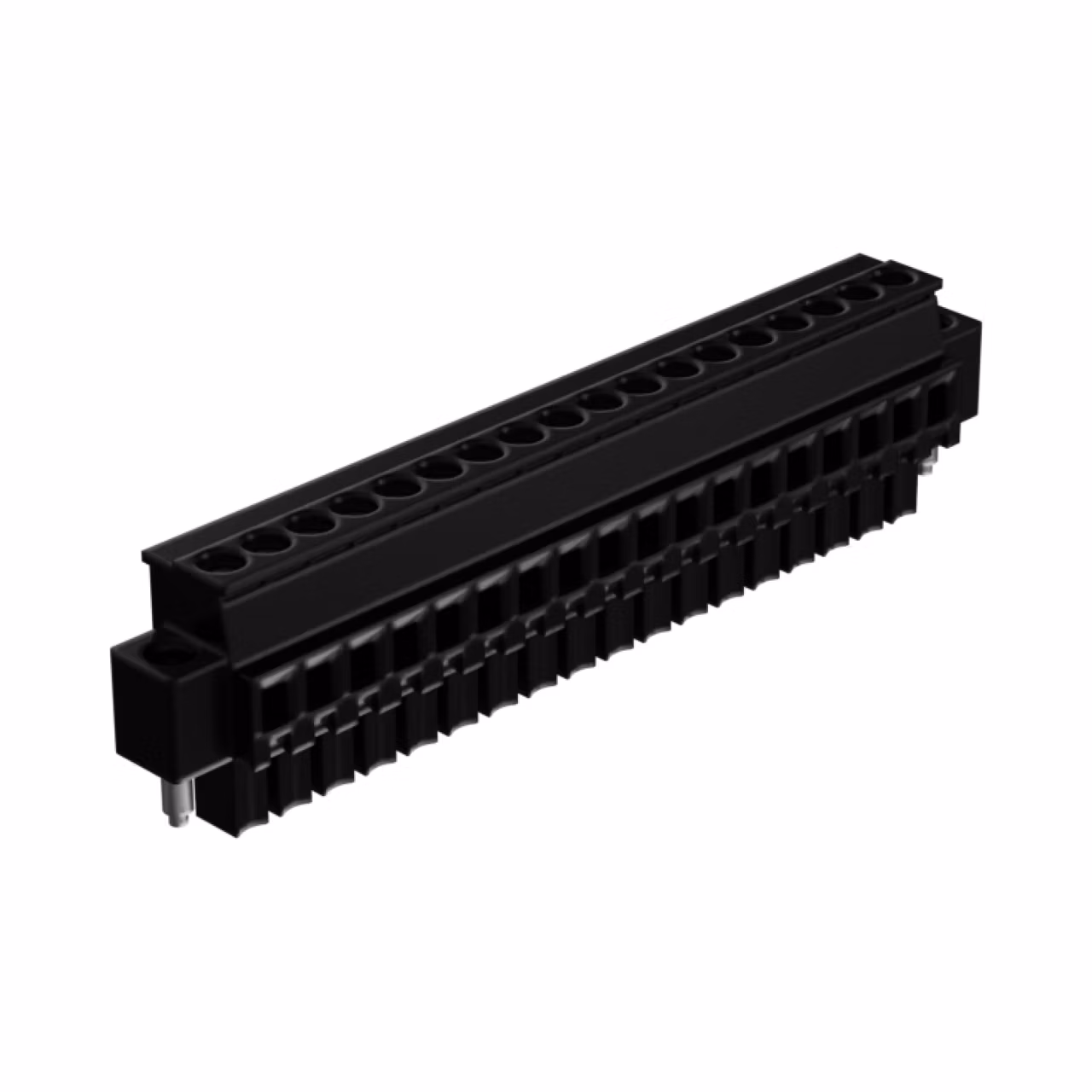 3.81mm Pitch Eurostyle Vertical Plug, with Retention Screws, Rear Wire Entry, 18 Circuits for sale