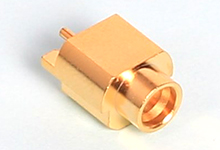 SMP-MAX Plug, Straight, Smooth Bore, PCB, Through Hole, 1.91mm Leg Length, Tray, 50 Ohms