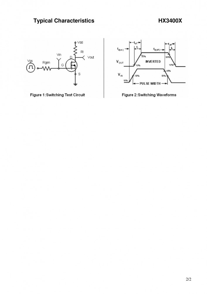 HX3400X datasheet page 2