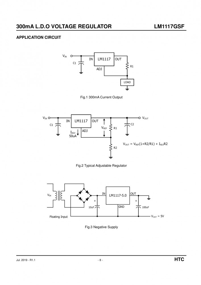 LM1117GSF datasheet page 8
