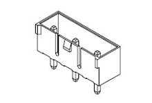 7.92mm Pitch Header, Vertical, Positive Lock, Shrouded, 4 Circuits, White, PA Polyamide (Nylon) 6/6, Glass-filled