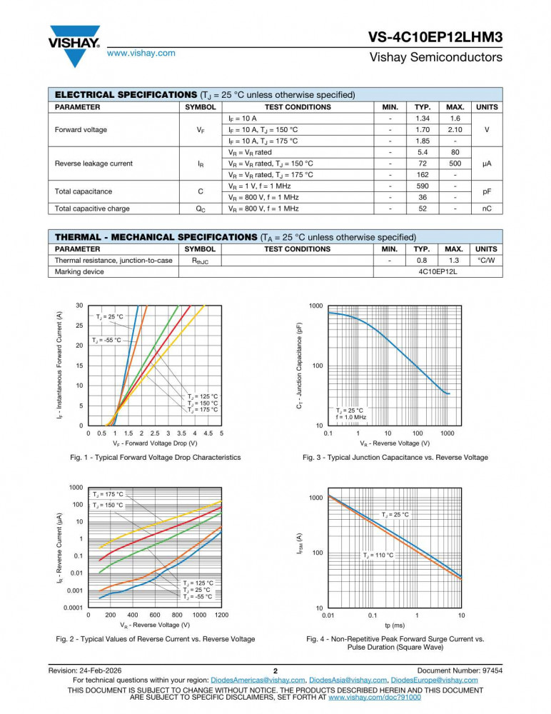 VS-4C10EP12LHM3 datasheet page 2