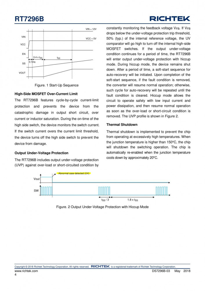 RT7296B datasheet page 4