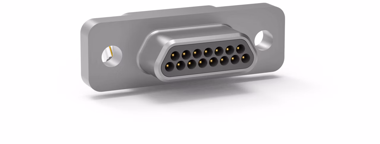 AirBorn M Series, Micro-D Board Mount Plug, 0.050