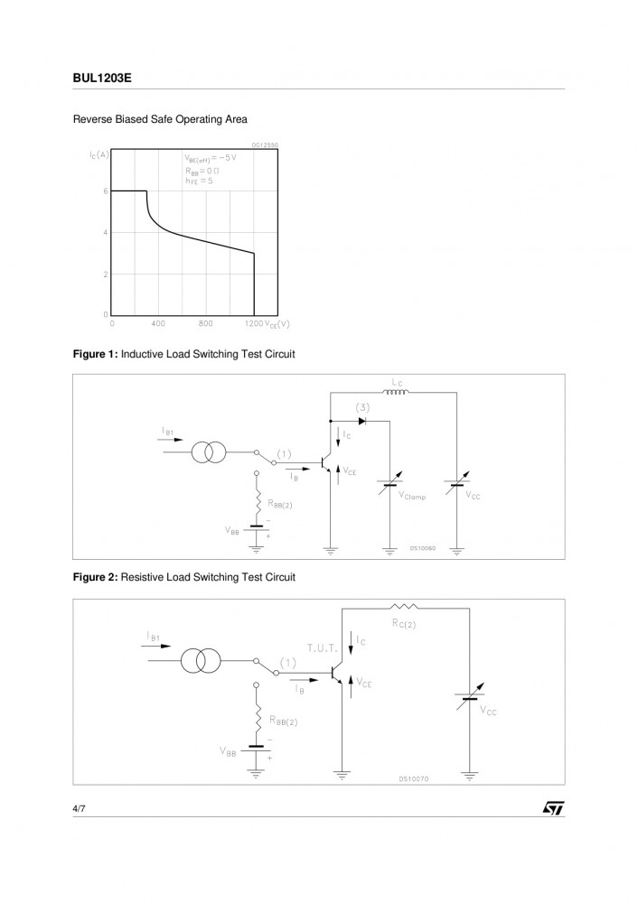 BUL1203E datasheet page 4