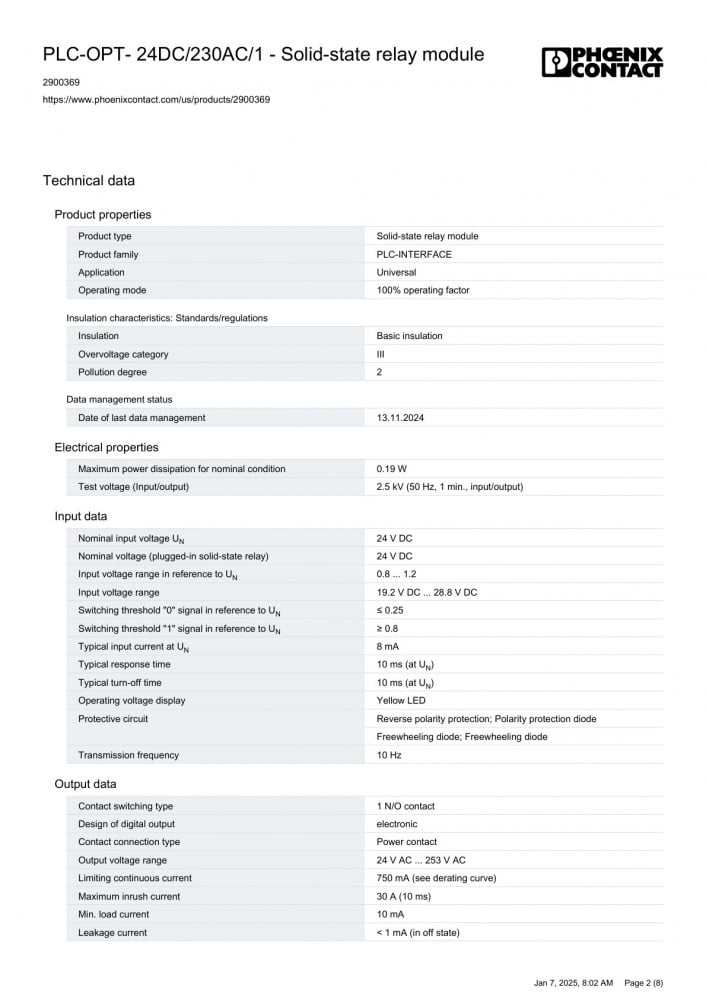 2900369 technical document page 2