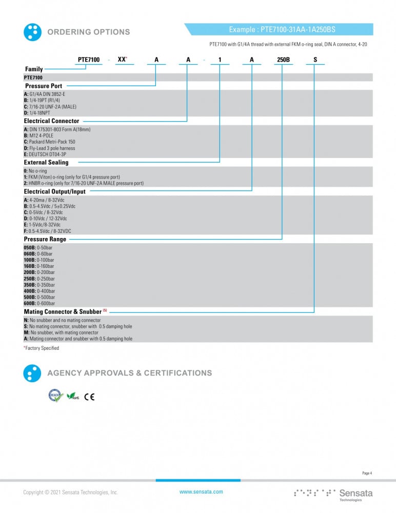 PTE7100 technical document page 4