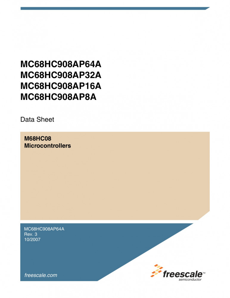MC908AP32ACB datasheet preview page 1