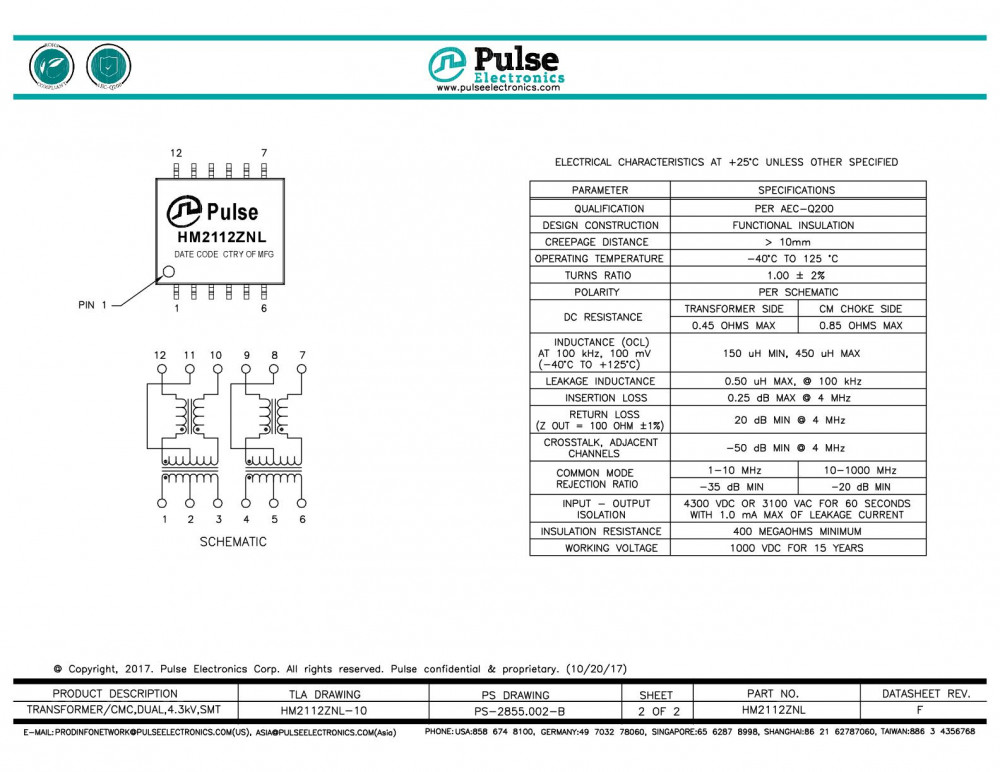 HM2112ZNLT technical drawing page 2