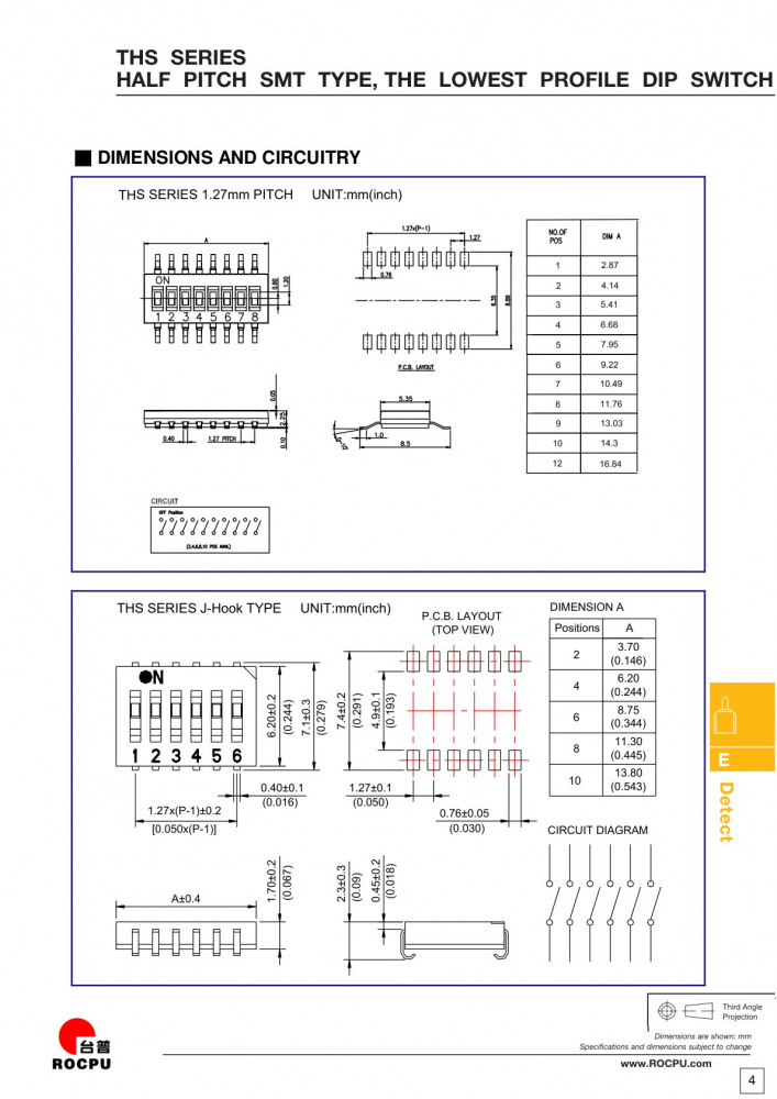 THS105 technical document page 4