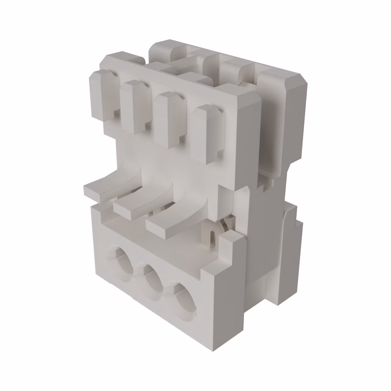 Appli-Mate RAST 2.5 Female Connector, 5.00mm Pitch, 2 Circuits, All Position Keys, Open Endwalls, Polarizing Rib Between Circuits 1 & 2 for sale