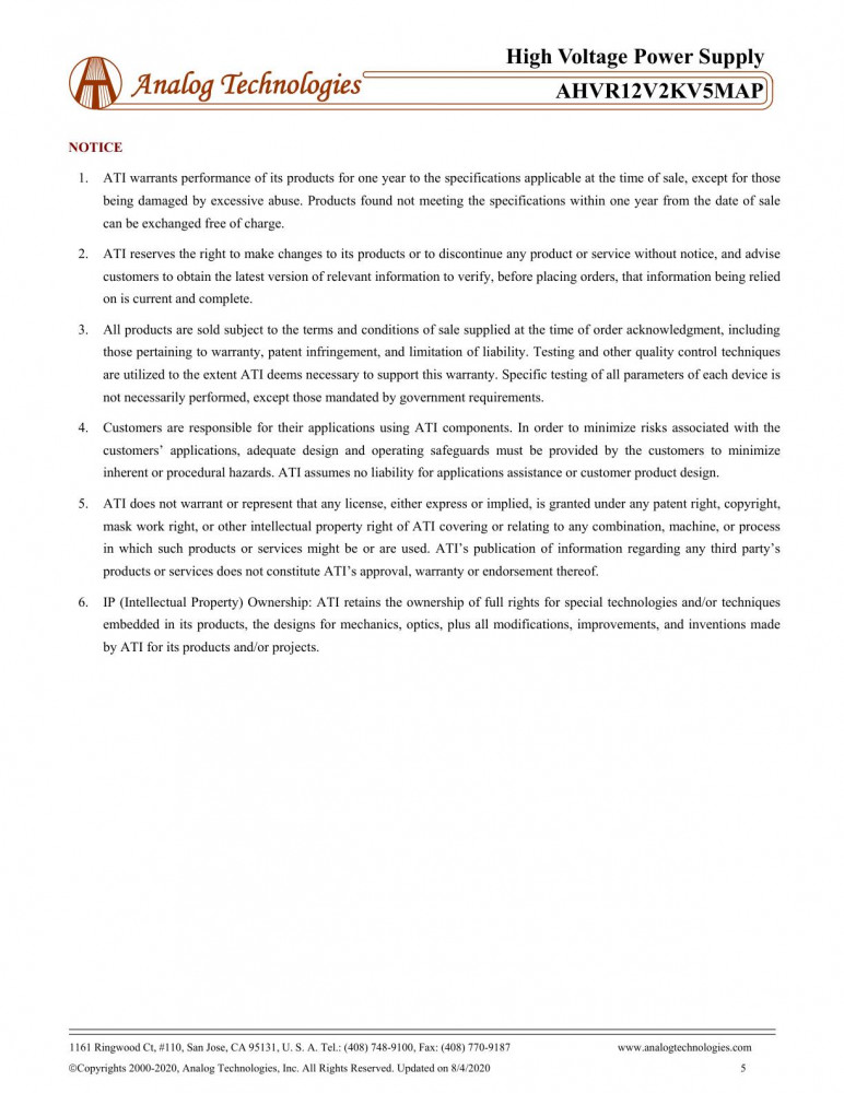 AHVR12V2KV5MAP datasheet page 5