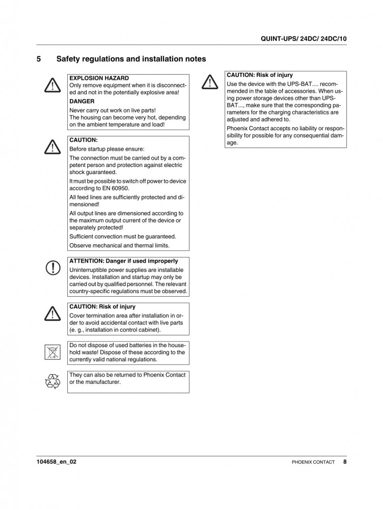 Product datasheet page 8