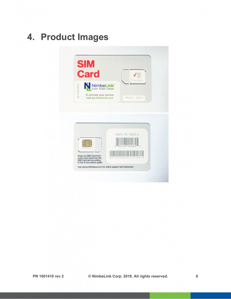 NL-SIM-VER-M1 datasheet page 6