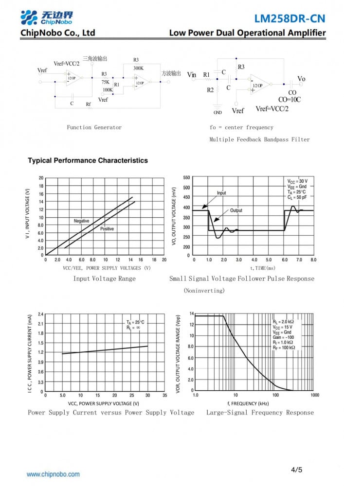 LM258DR-CN datasheet page 4