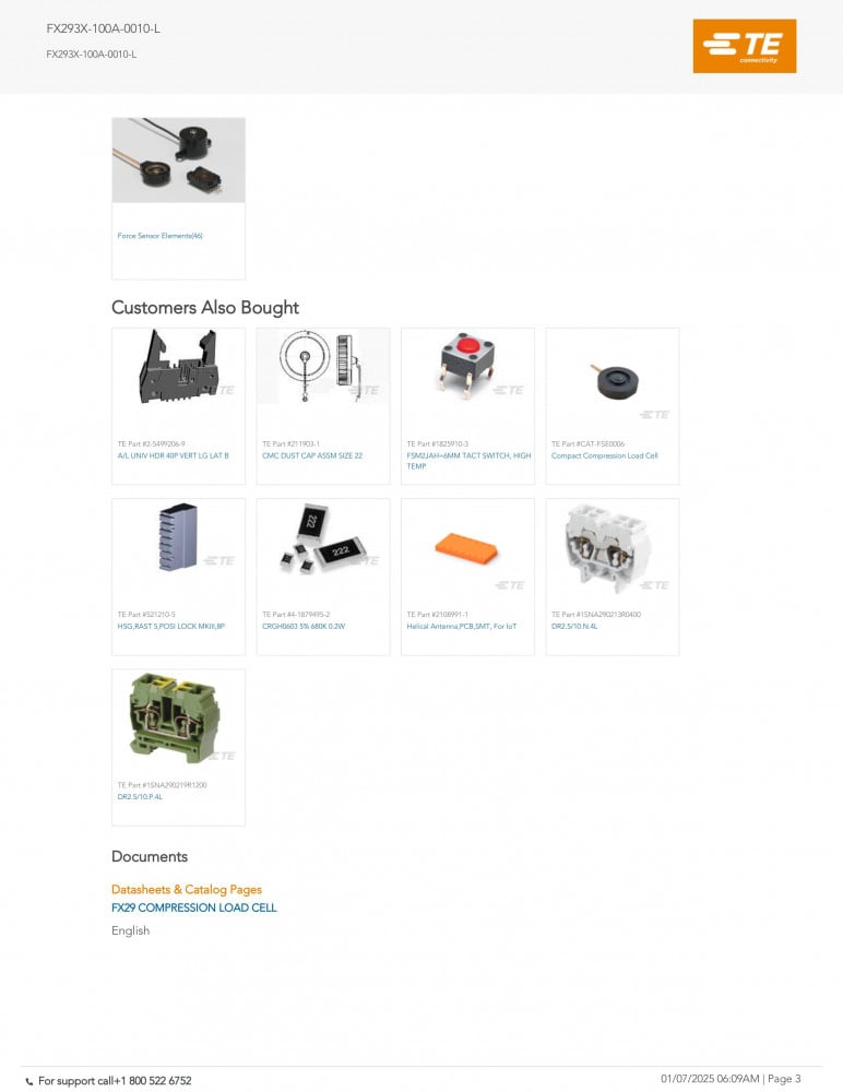 FX293X-100A-0010-L technical document page 3