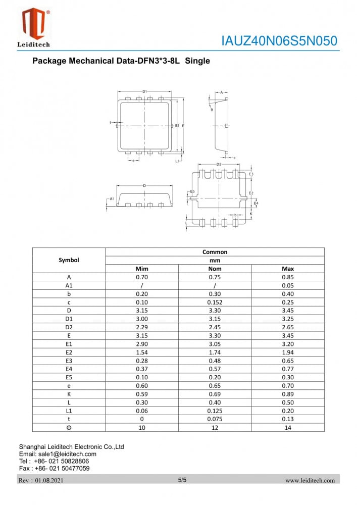 IAUZ40N06S5N050 datasheet page 5