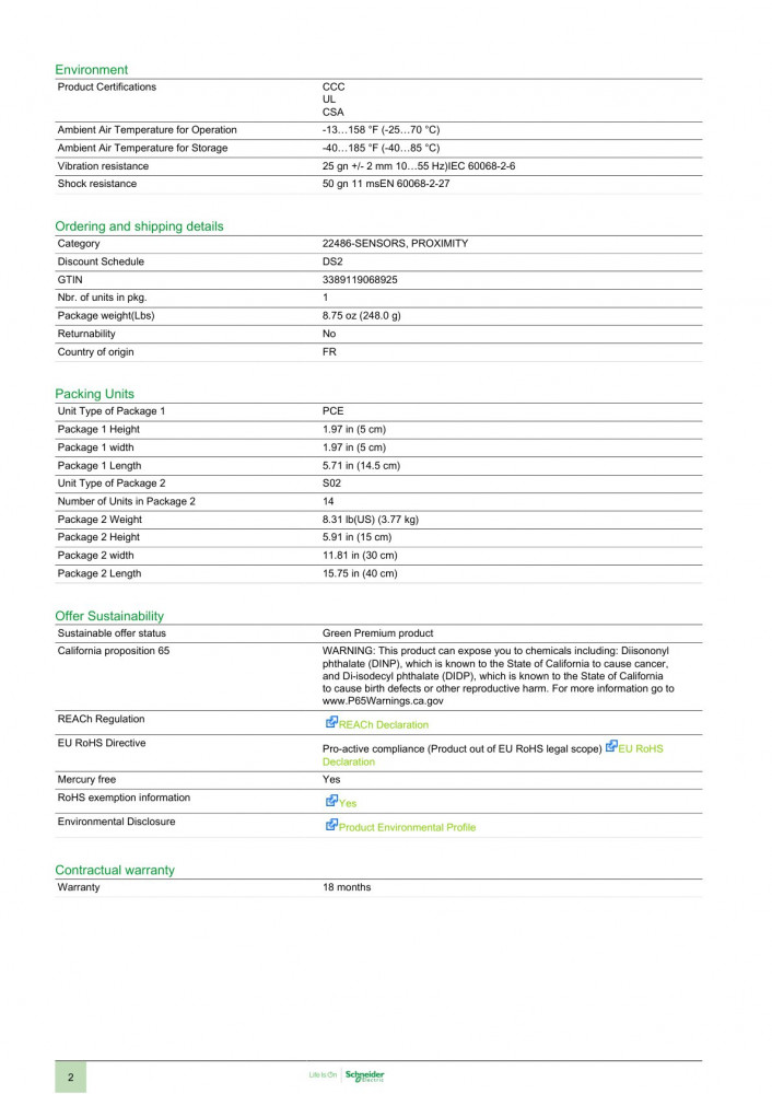 XS8C4A4DPG13 technical document page 2