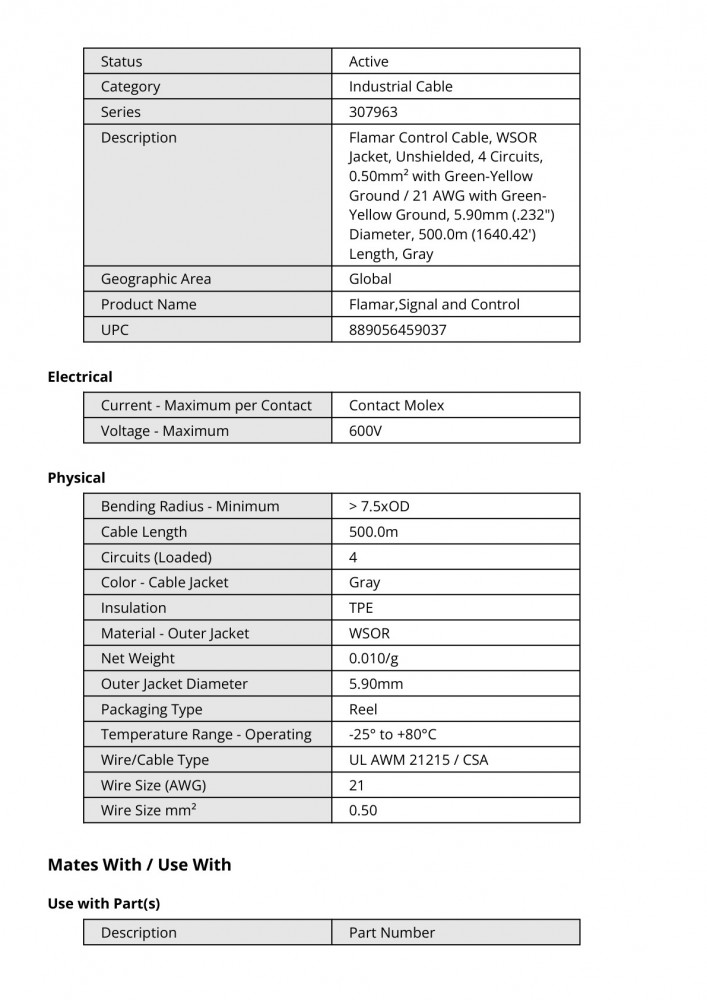 Product document page 2
