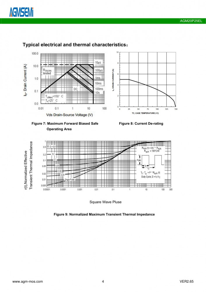 AGM20P25EL technical document page 4