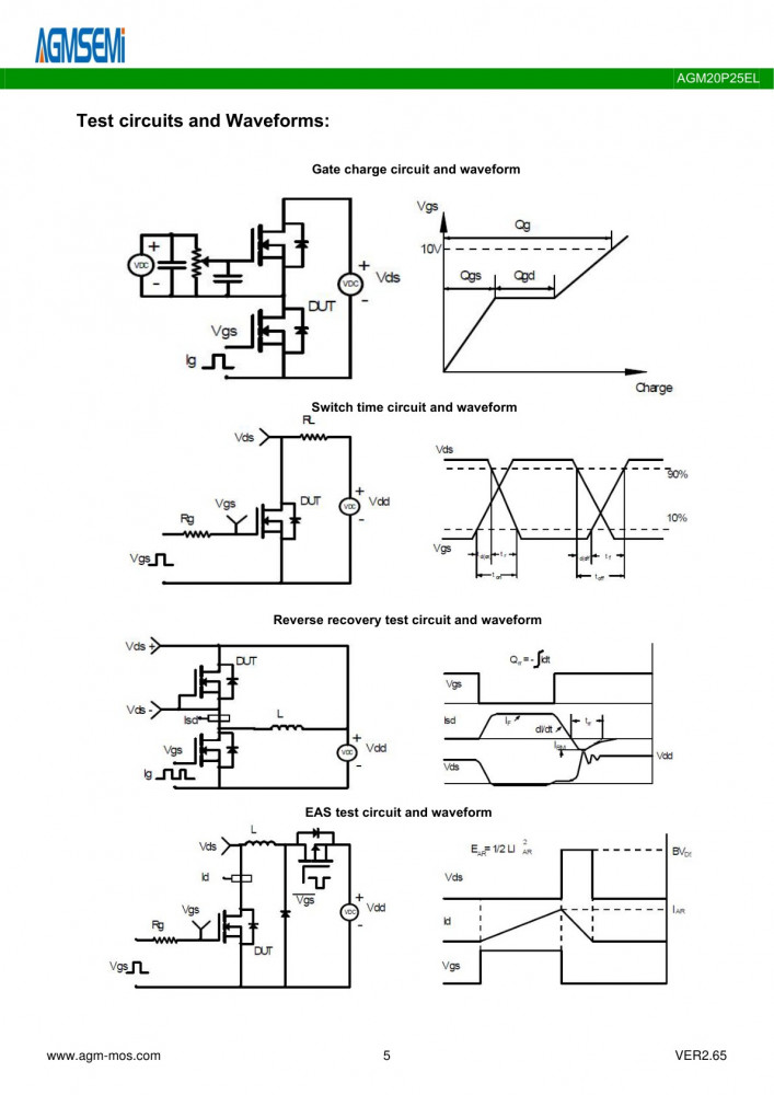 AGM20P25EL technical document page 5