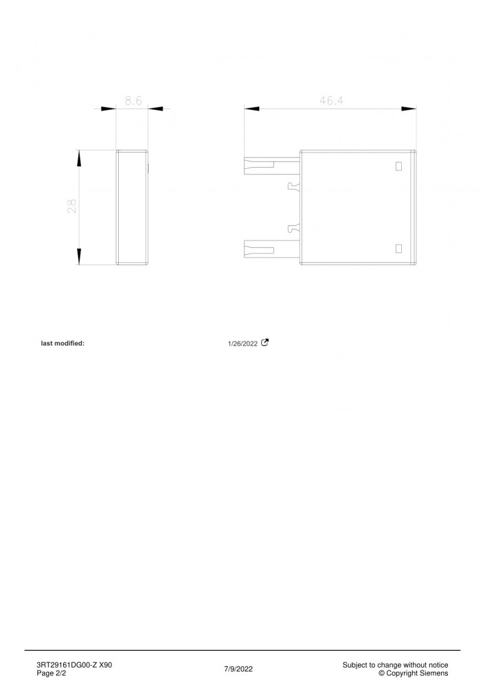 SIEMENS SIRIUS surge suppressor datasheet page 2