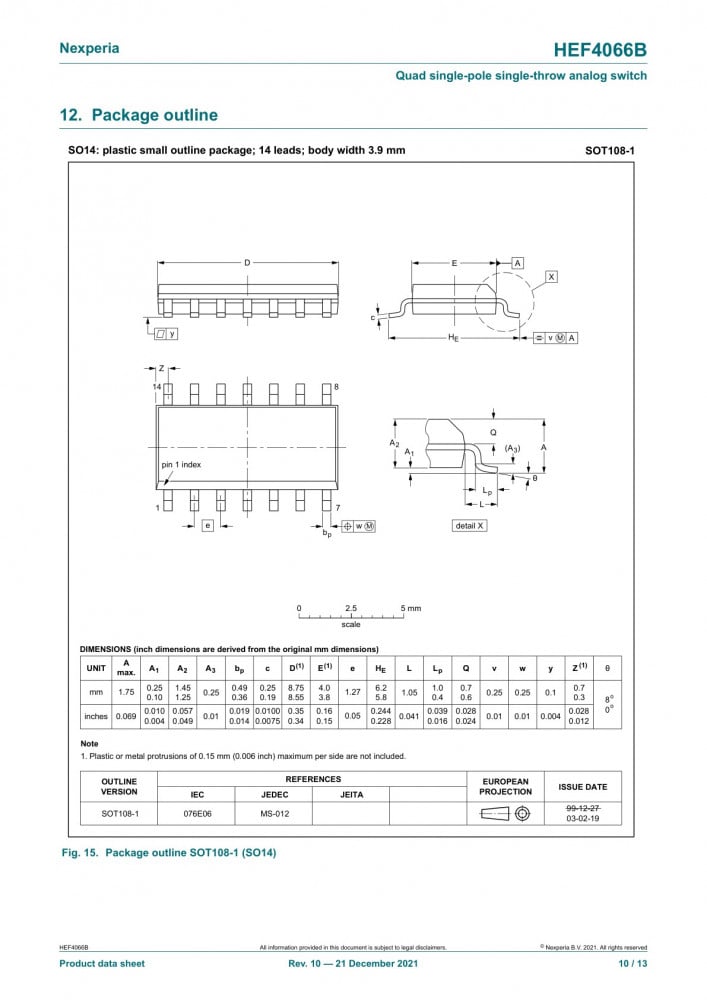 HEF4066B datasheet page 10